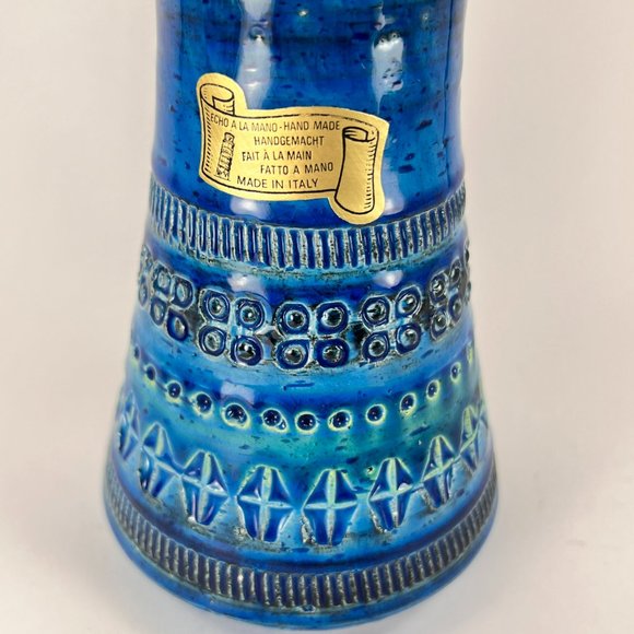 Bitossi | Accents | Bitossi Flavia Aldo Londi Rimini Blu Vase Ceramic ...